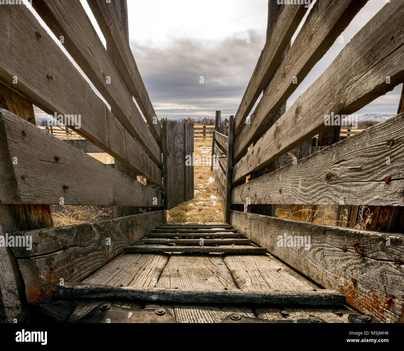 Wooden corral High Resolution Stock Photography and Images - Alamy