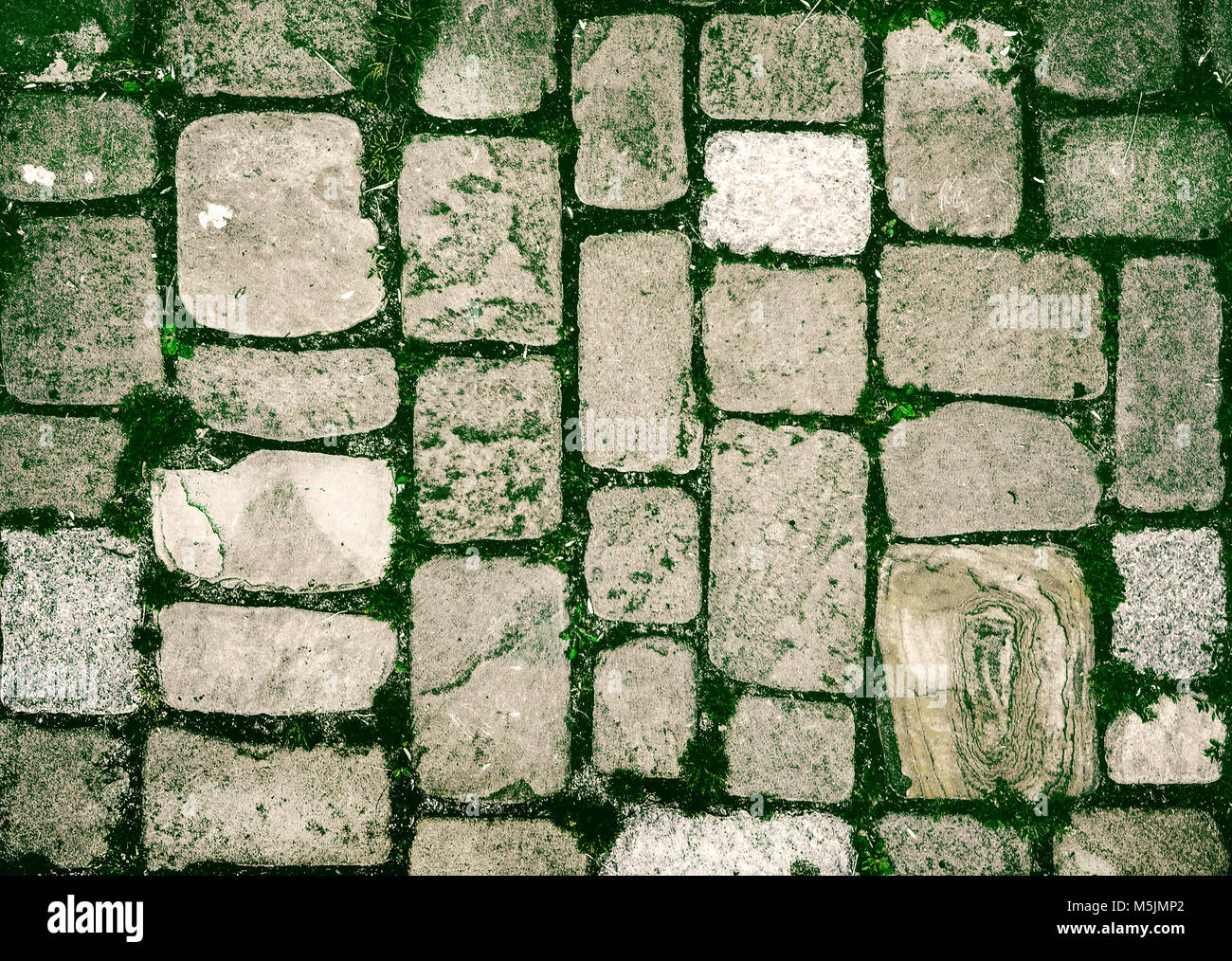 Mossy brick pavement texture hi-res stock photography and images - Alamy