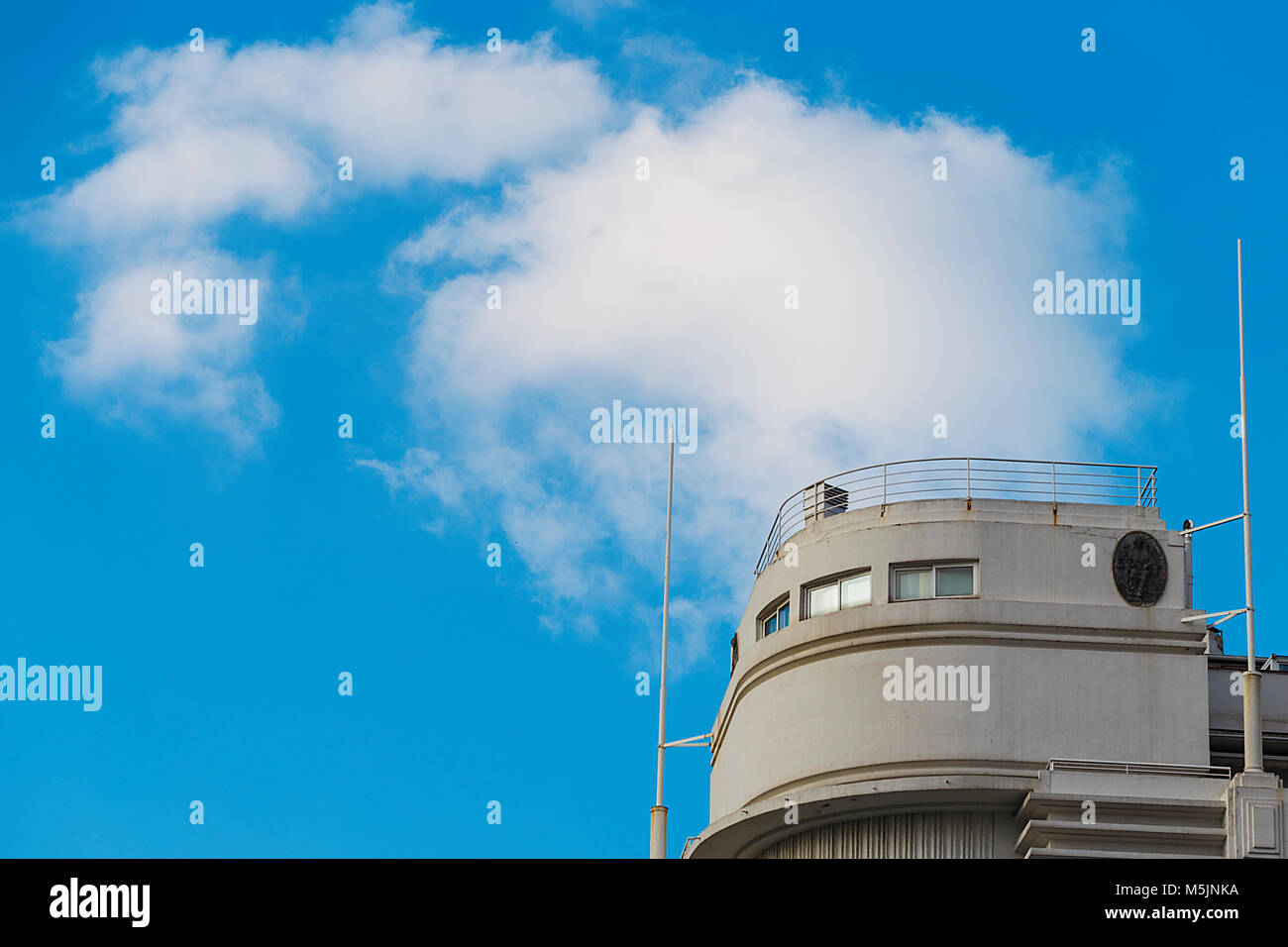 white edifice, donostia-spain Stock Photo - Alamy