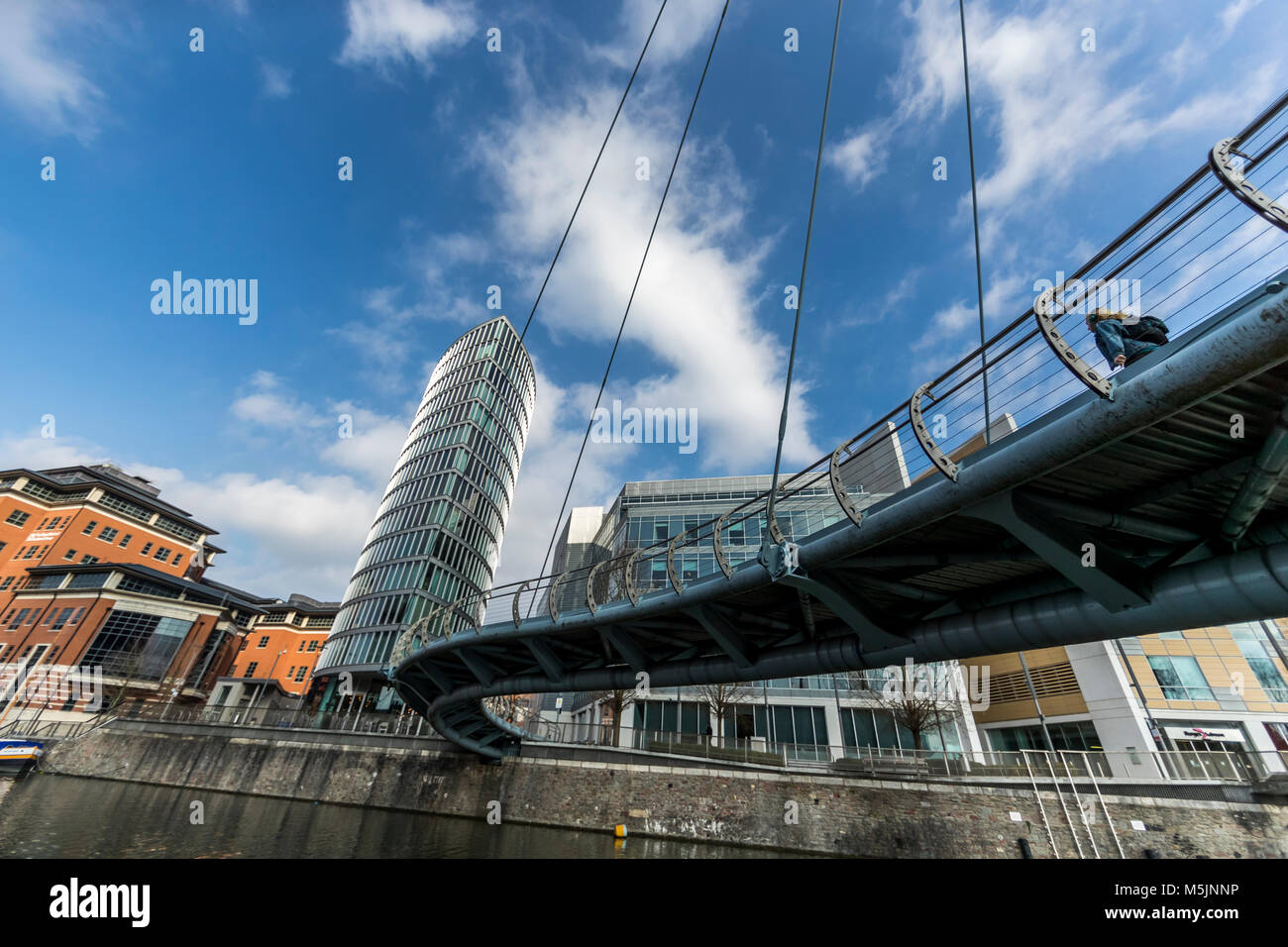 Valentine Bridge, Temple Quay, Bristol Stock Photo - Alamy