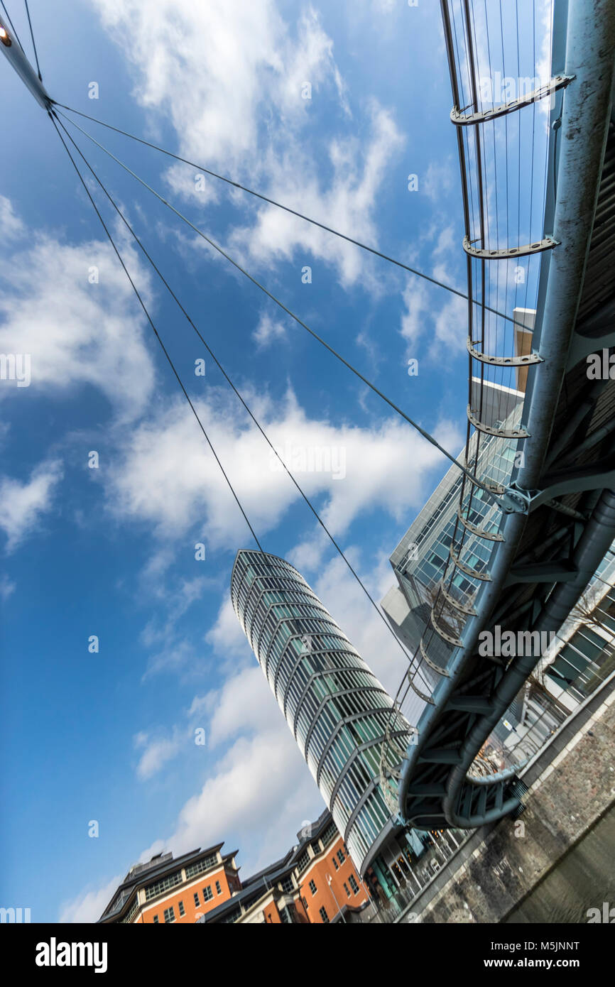 Valentine Bridge, Temple Quay, Bristol Stock Photo - Alamy