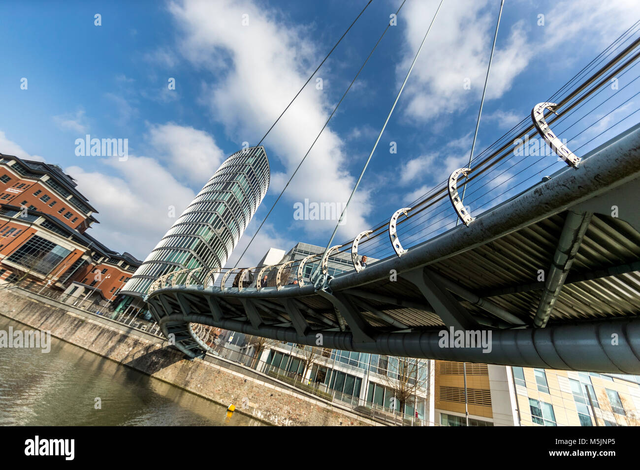 Valentine Bridge, Temple Quay, Bristol Stock Photo - Alamy