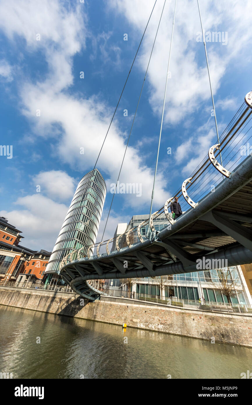 Valentine Bridge, Temple Quay, Bristol Stock Photo - Alamy