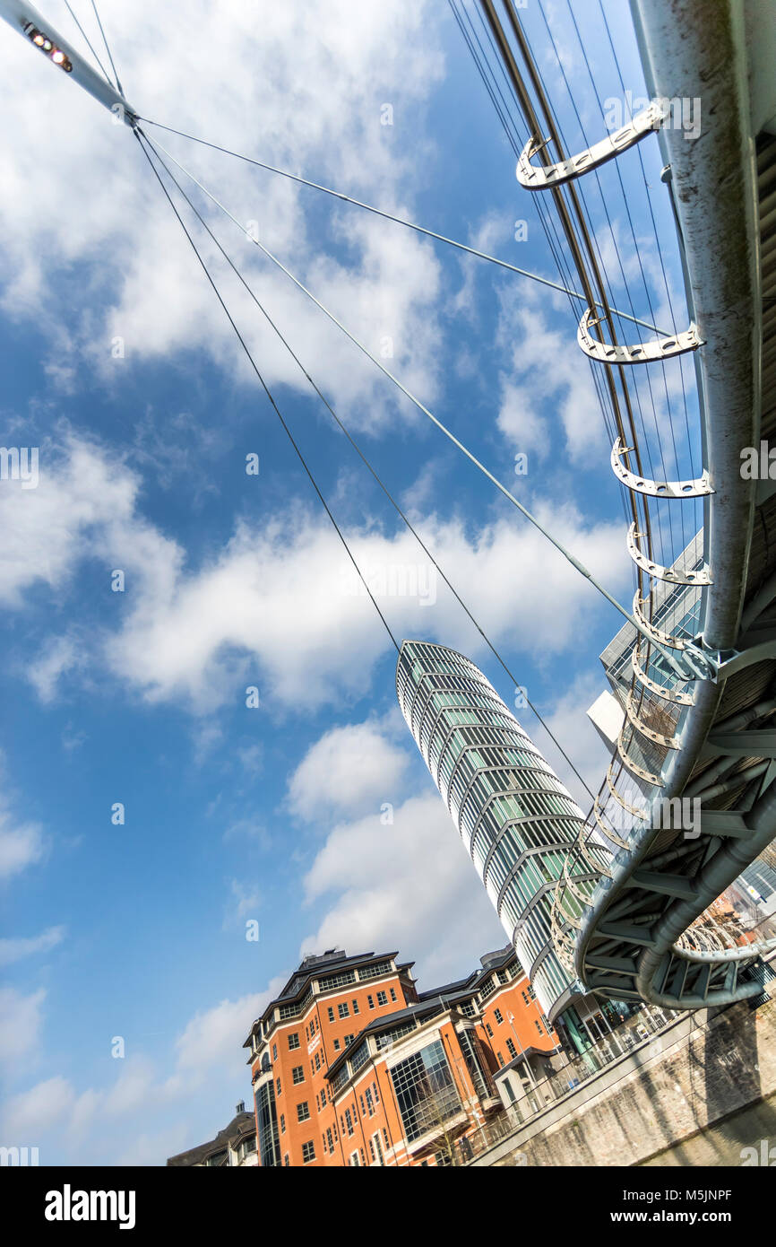 Valentine Bridge, Temple Quay, Bristol Stock Photo - Alamy