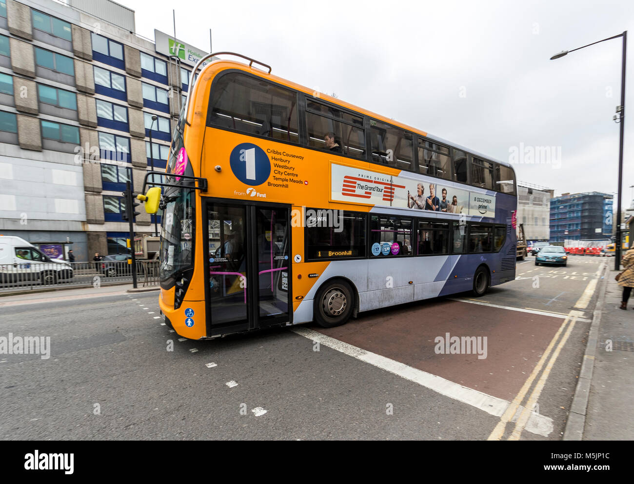 City bus, Bristol Stock Photo - Alamy