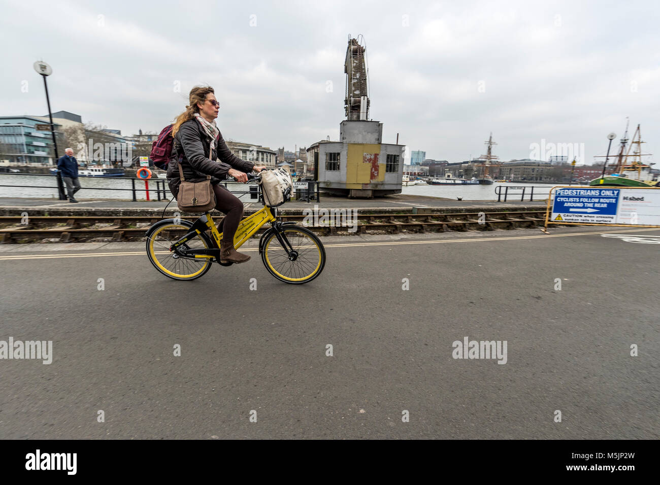 YoBike at Wapping Road, Bristol Stock Photo - Alamy