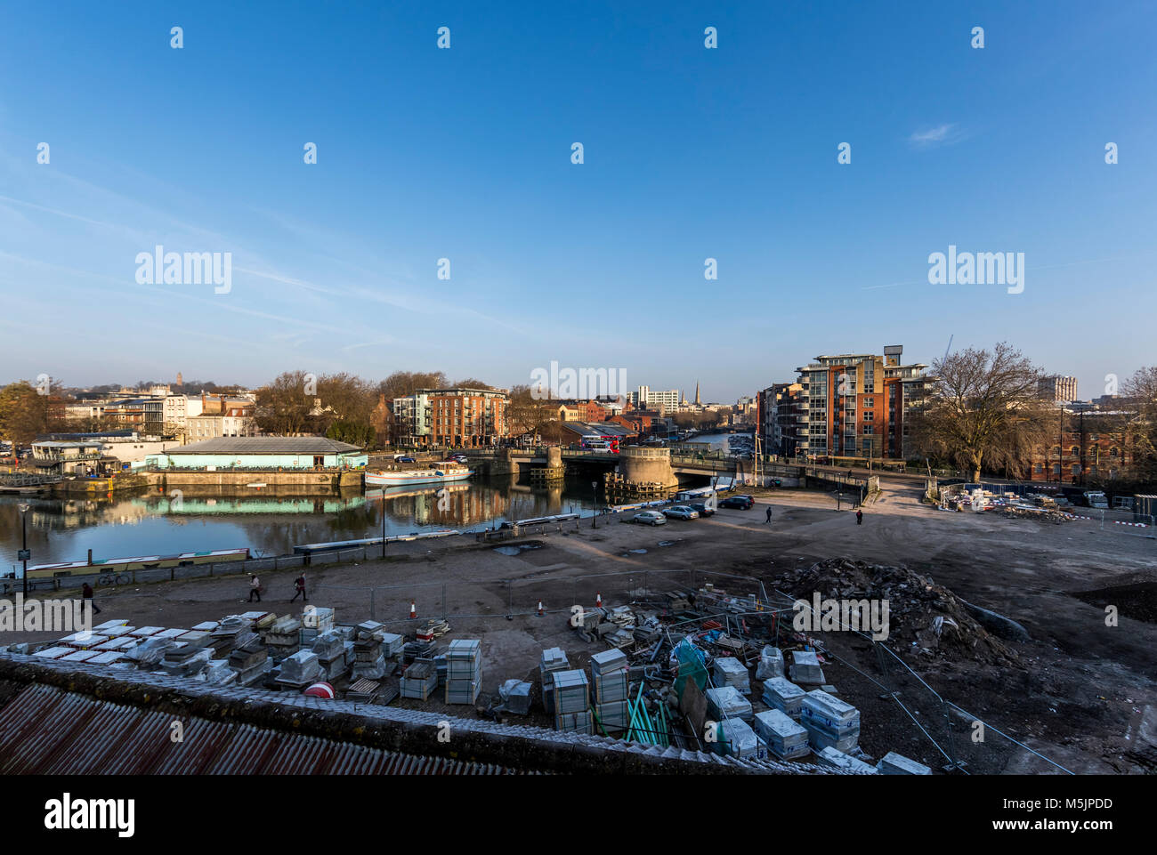 The Bathurst Basin and Redcliffe. Shows the old as yet undeveloped dock ...