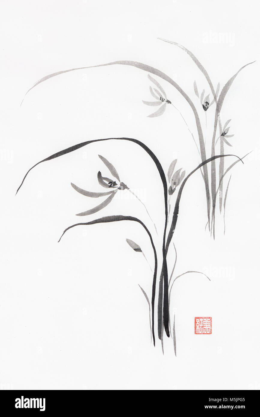 Asian Ink High Resolution Stock Photography and Images - Alamy