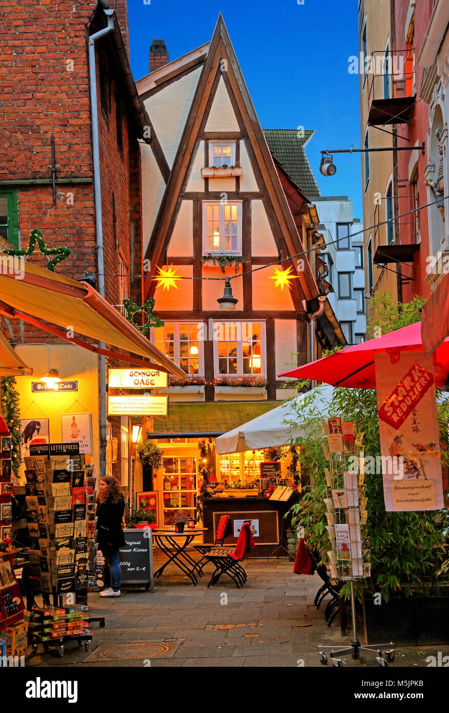 Old bremen row house hi-res stock photography and images - Alamy