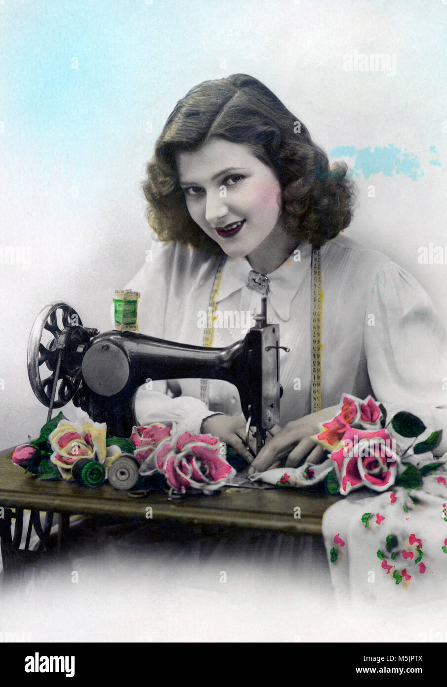 Sewing Lady