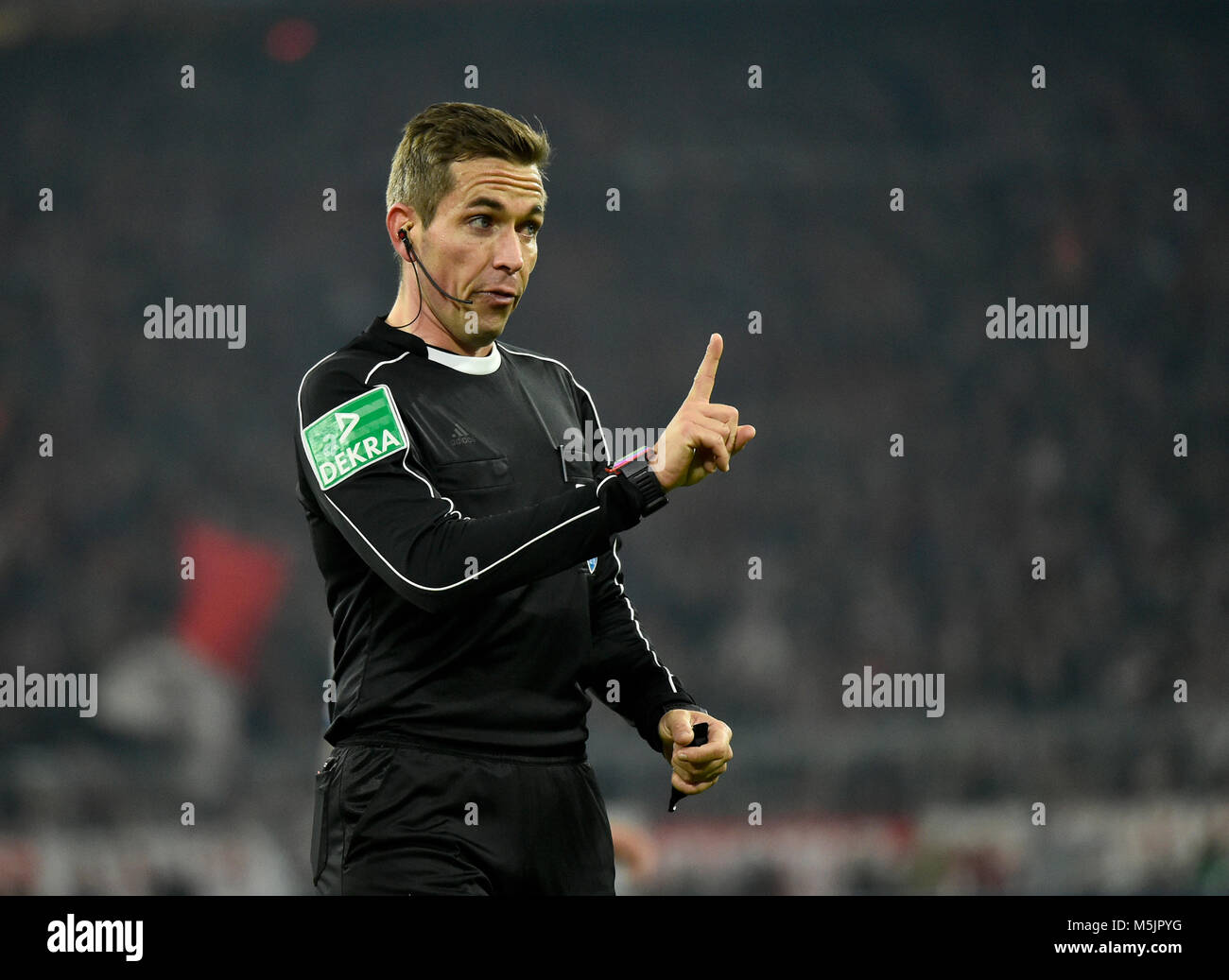 Referee Tobias Stieler,gesture,Allianz Arena,Munich,Bavaria,Germany ...