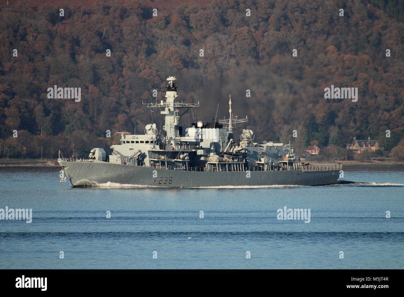 HMS Northumberland (F238), a Duke-class (or Type 23) frigate operated ...