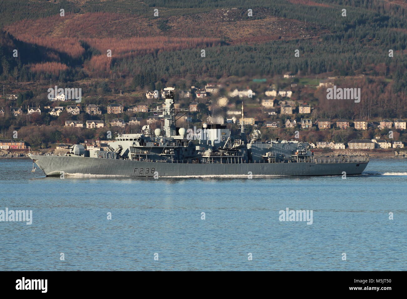 HMS Northumberland (F238), a Duke-class (or Type 23) frigate operated ...