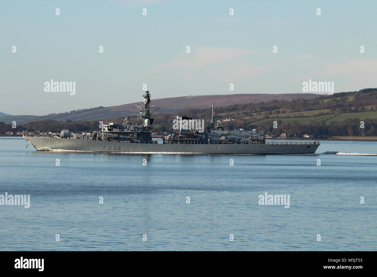 HMS Northumberland (F238), a Duke-class (or Type 23) frigate operated ...