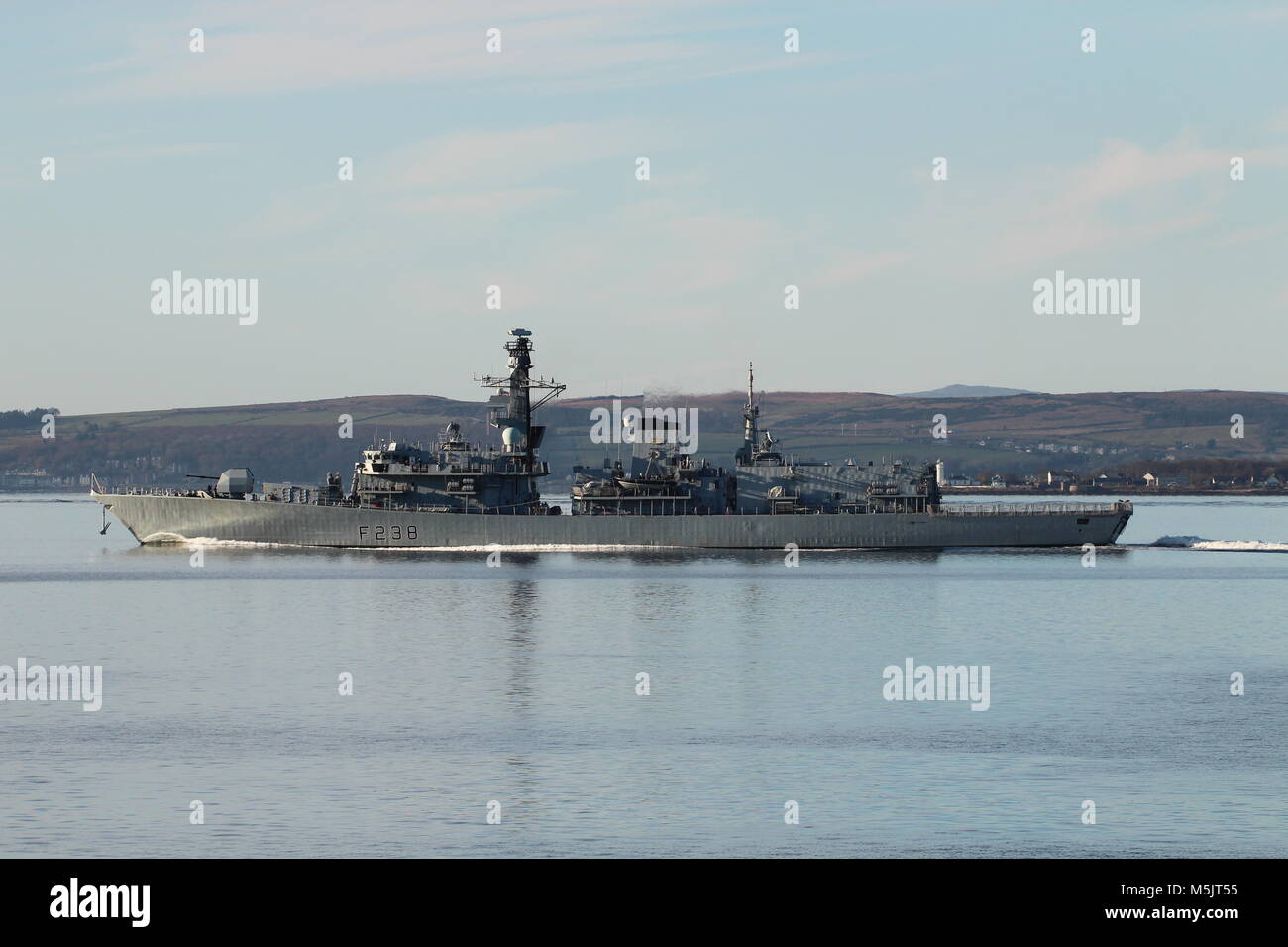 HMS Northumberland (F238), a Duke-class (or Type 23) frigate operated ...