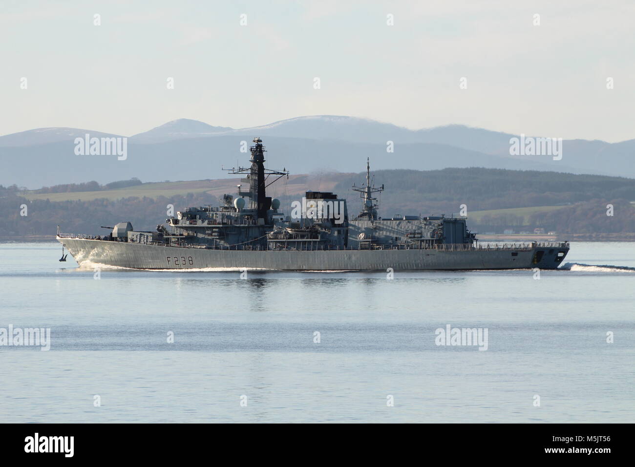 HMS Northumberland (F238), a Duke-class (or Type 23) frigate operated ...