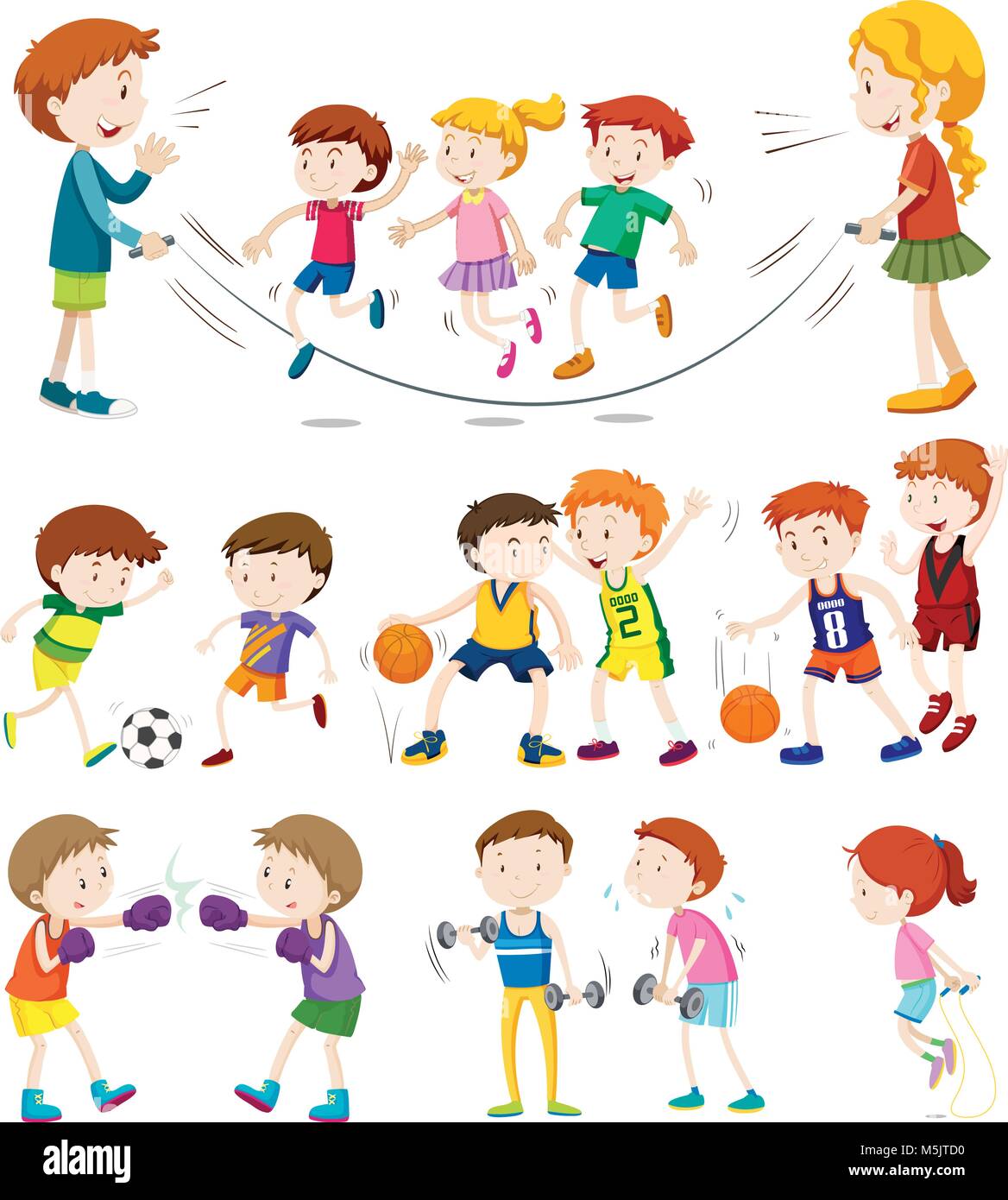 Kids Sports Clip Art