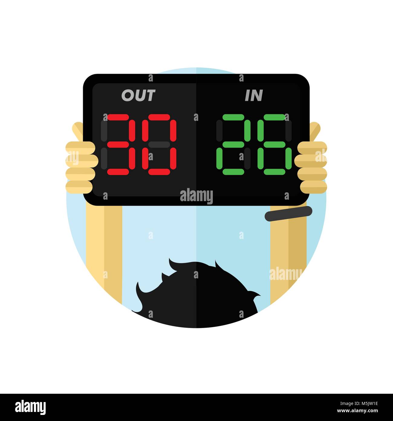 Change soccer player Stock Vector Images - Alamy