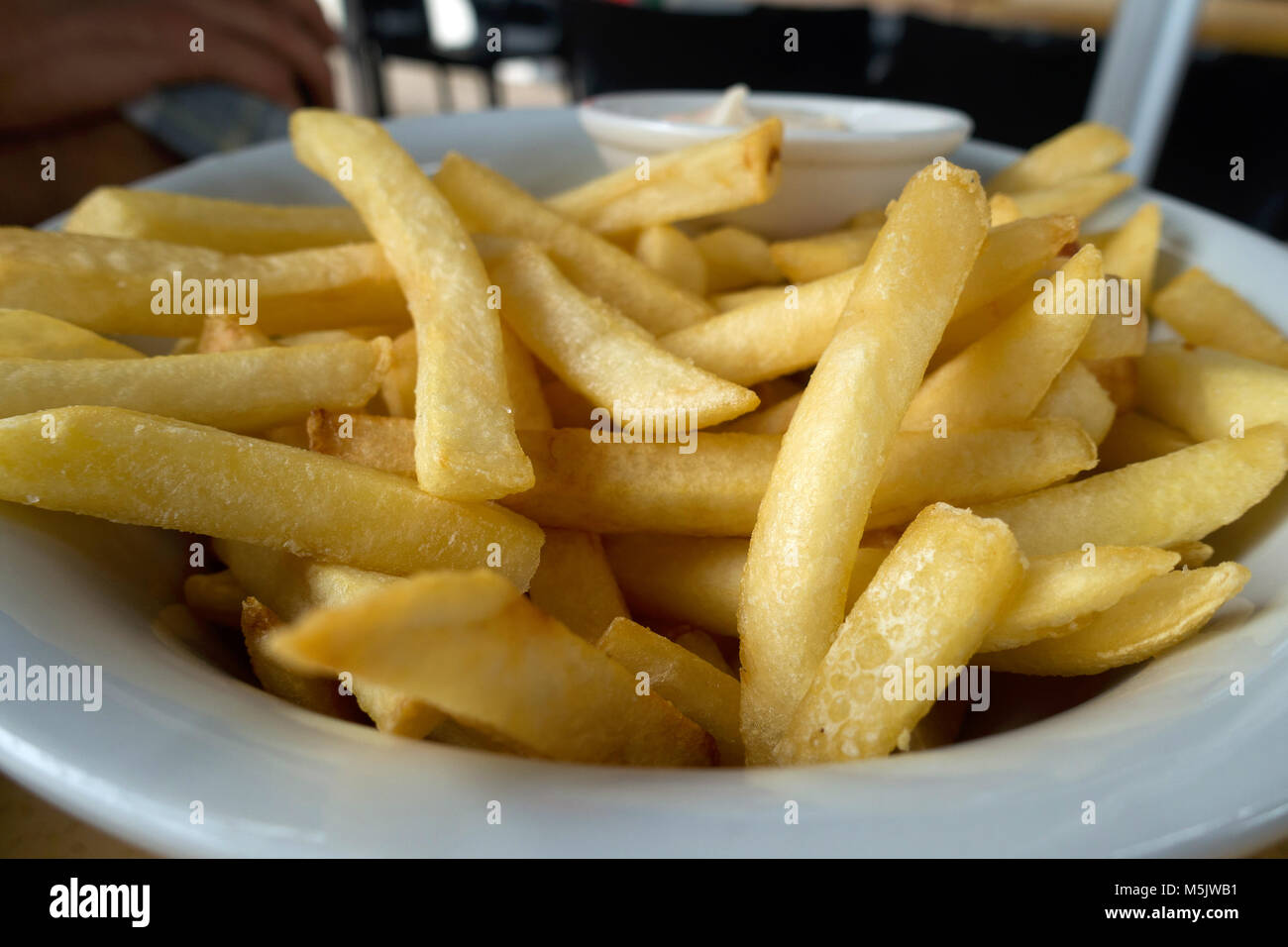 Cafe food foods chip chips hi-res stock photography and images - Alamy