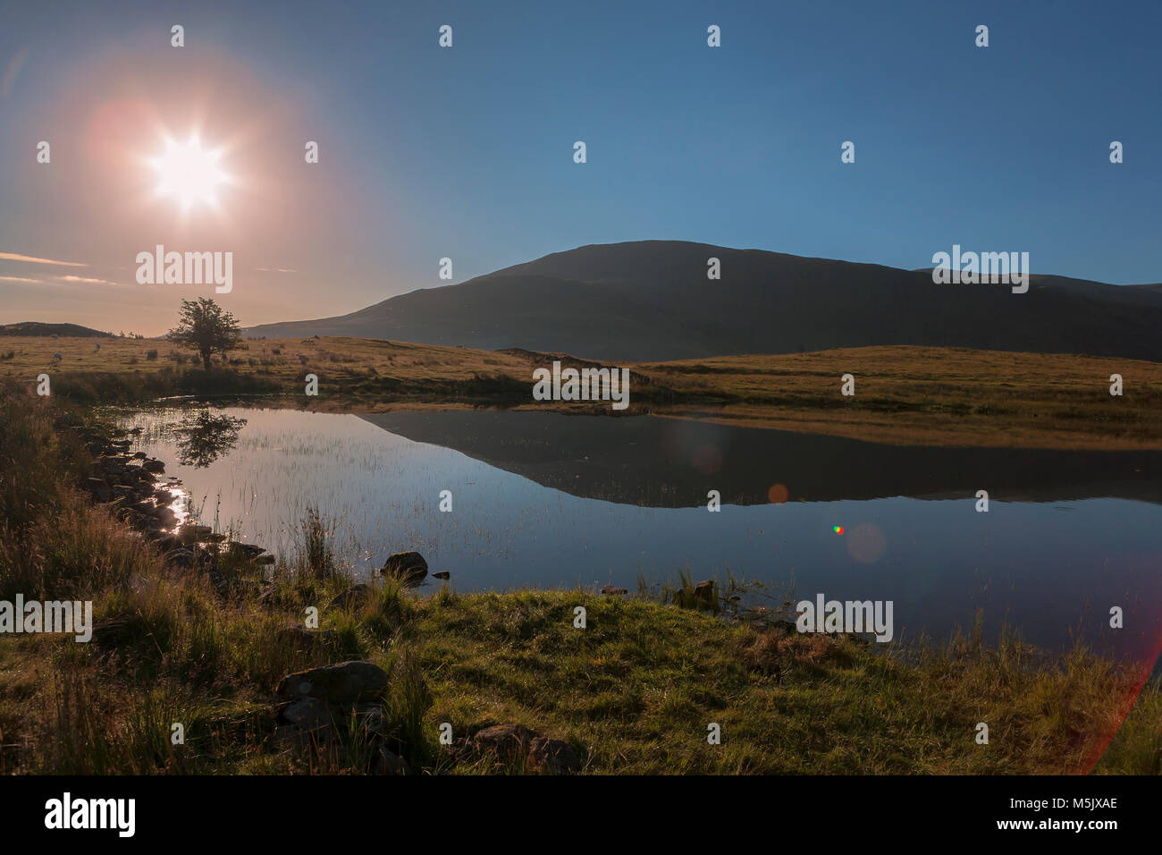 Tewet Tarn and St. John's-in-the-Vale, Lake District, Cumbria, England ...