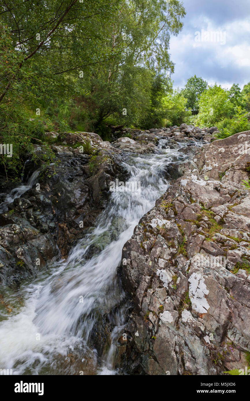 Barrow Beck, Borrowdale, Lake District, Cumbria, England Stock Photo ...