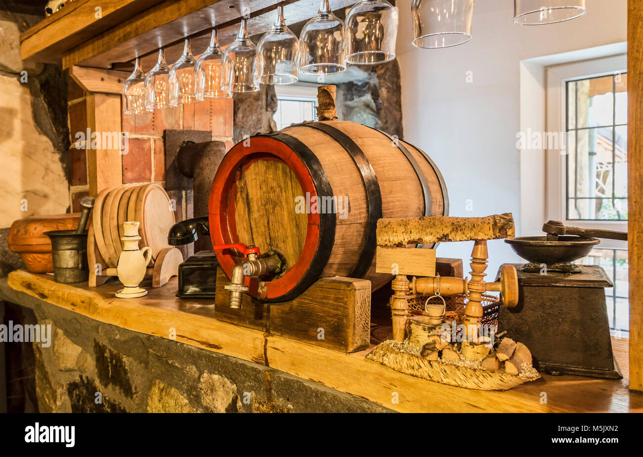 Decorated with various objects hi-res stock photography and images - Alamy