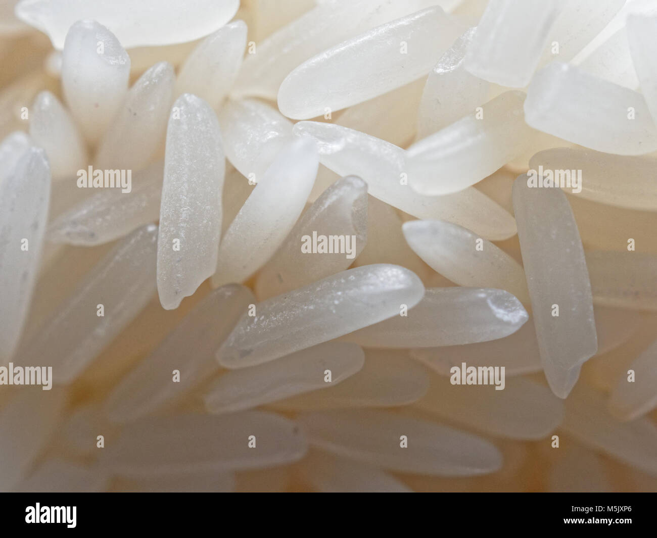 White raw rice in close up with texture Stock Photo - Alamy