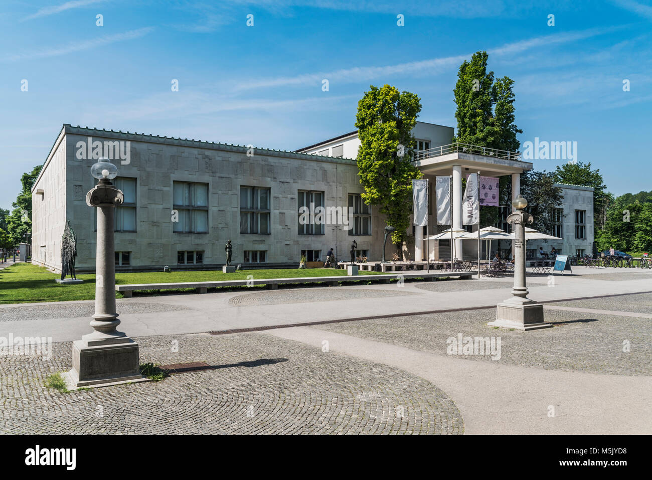 The Museum of Modern Art (Moderna Galerija) is located in Ljubljana ...