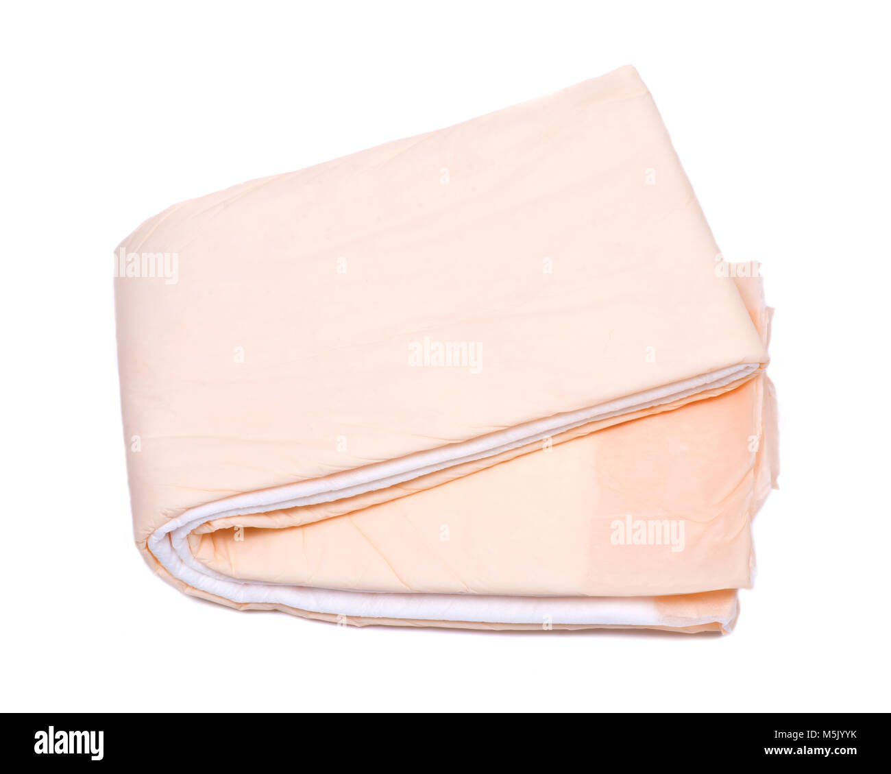 Extra large size under pad for adult isolated on white background Stock ...