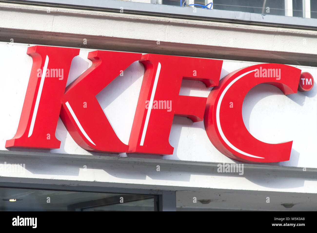 KFC restaurant store sign Stock Photo - Alamy