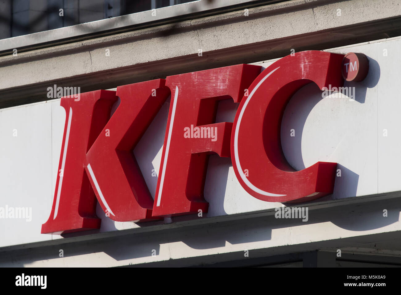 KFC restaurant store sign Stock Photo - Alamy