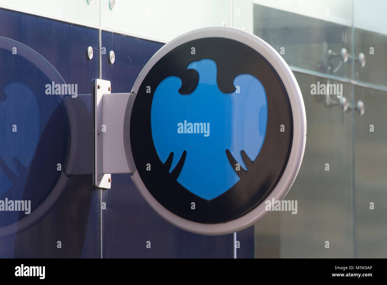 barclays bank sign logo Stock Photo - Alamy