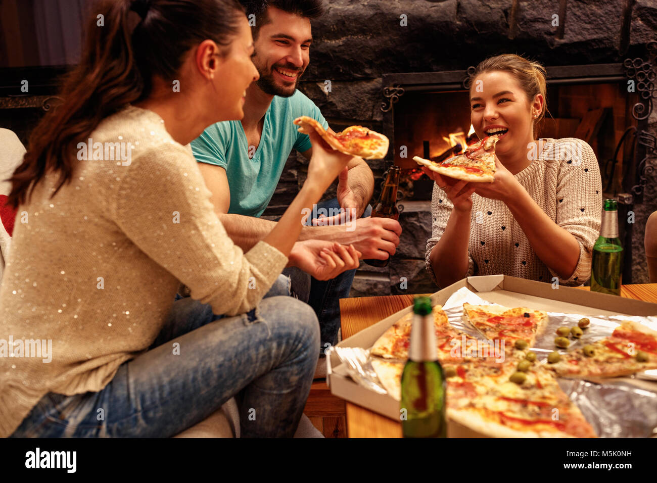 Pizza party hi-res stock photography and images - Alamy