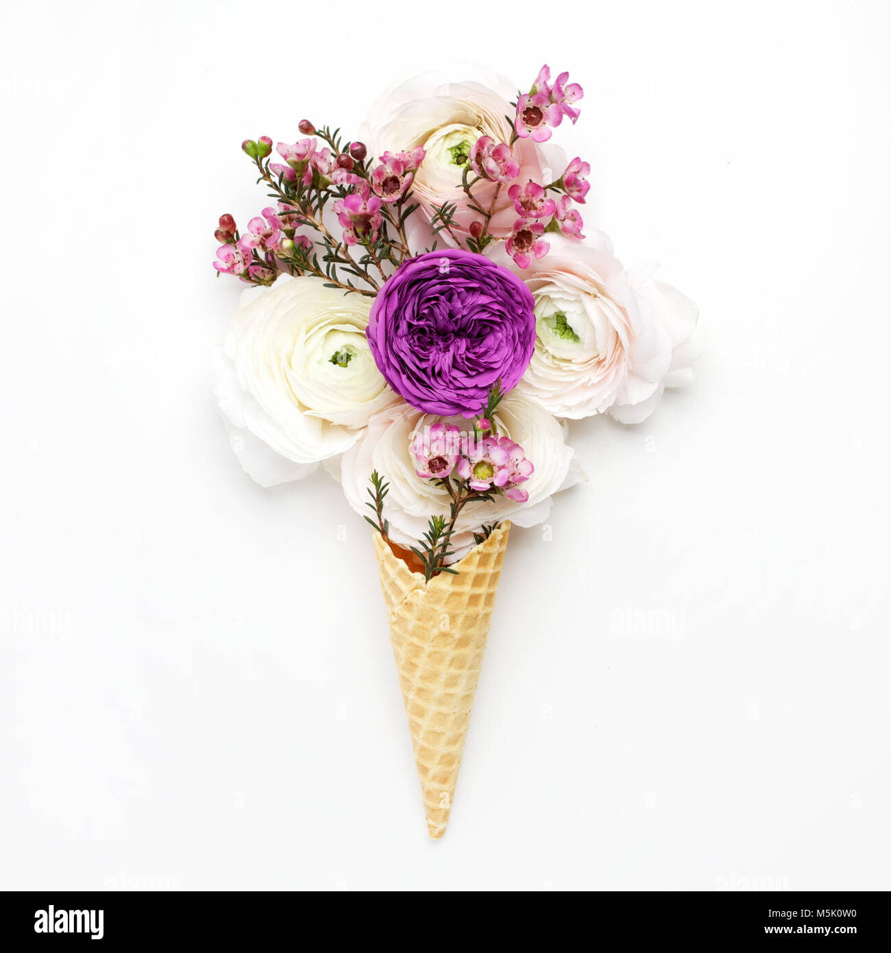 Flat lay colorful retro Cut Out Stock Images & Pictures - Alamy