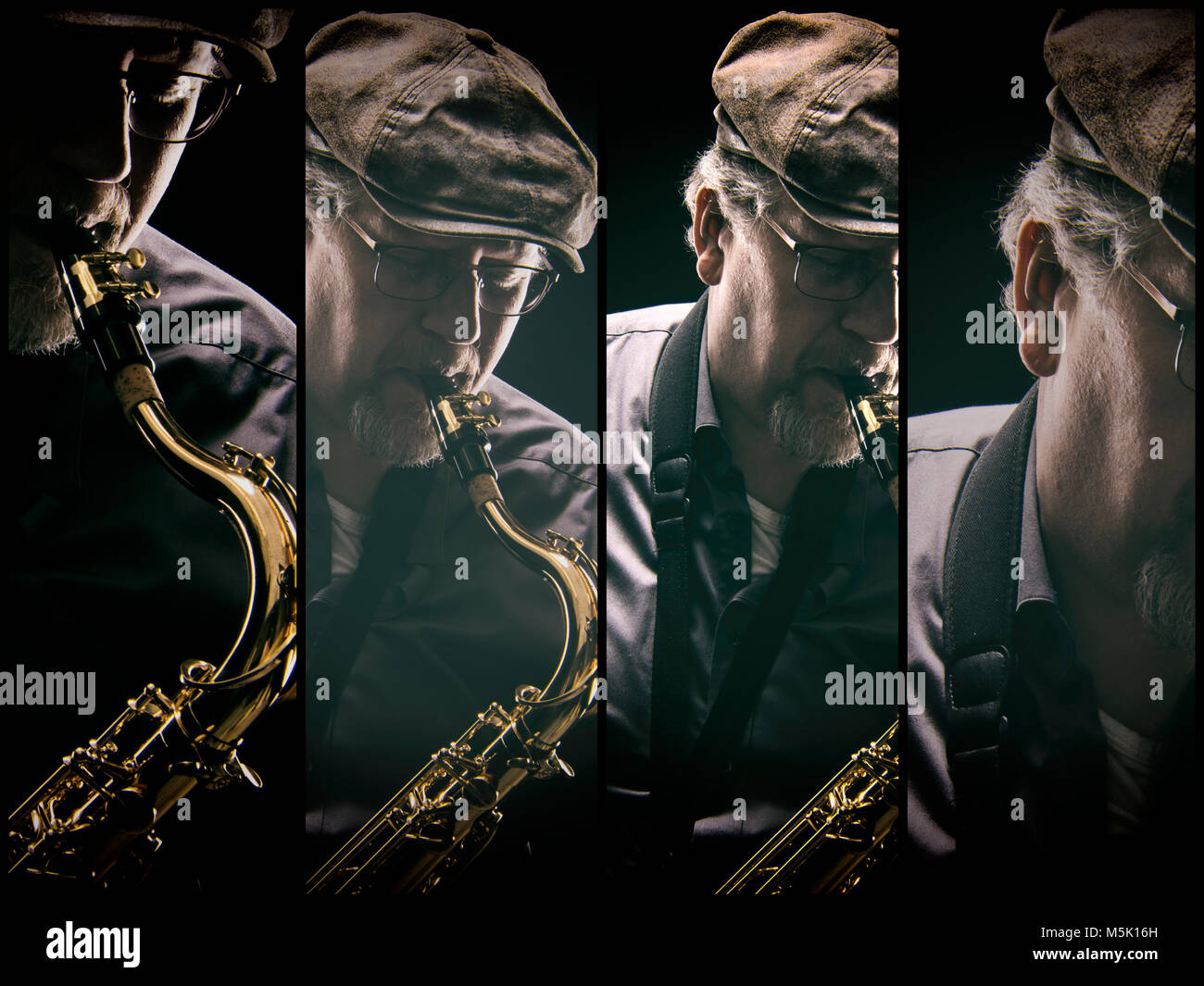 Sax man hi-res stock photography and images - Alamy