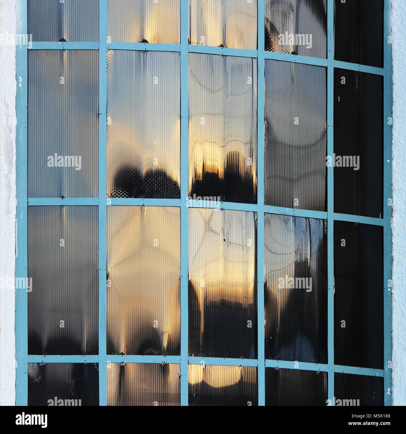 Large dark glass windows in the city shopping center Stock Photo - Alamy