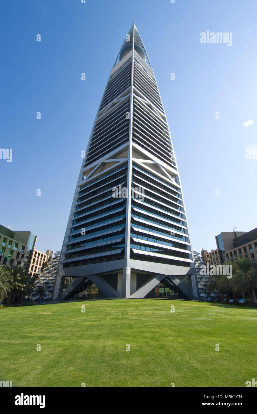 Landmarks Skyscrapers and Buildings of Riyadh, Saudi Arabia Capital ...