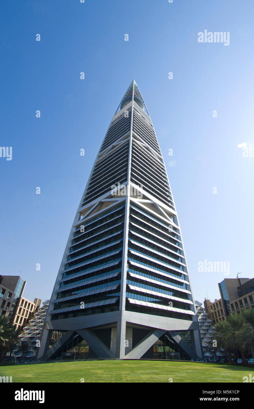 Landmarks Skyscrapers and Buildings of Riyadh, Saudi Arabia Capital ...