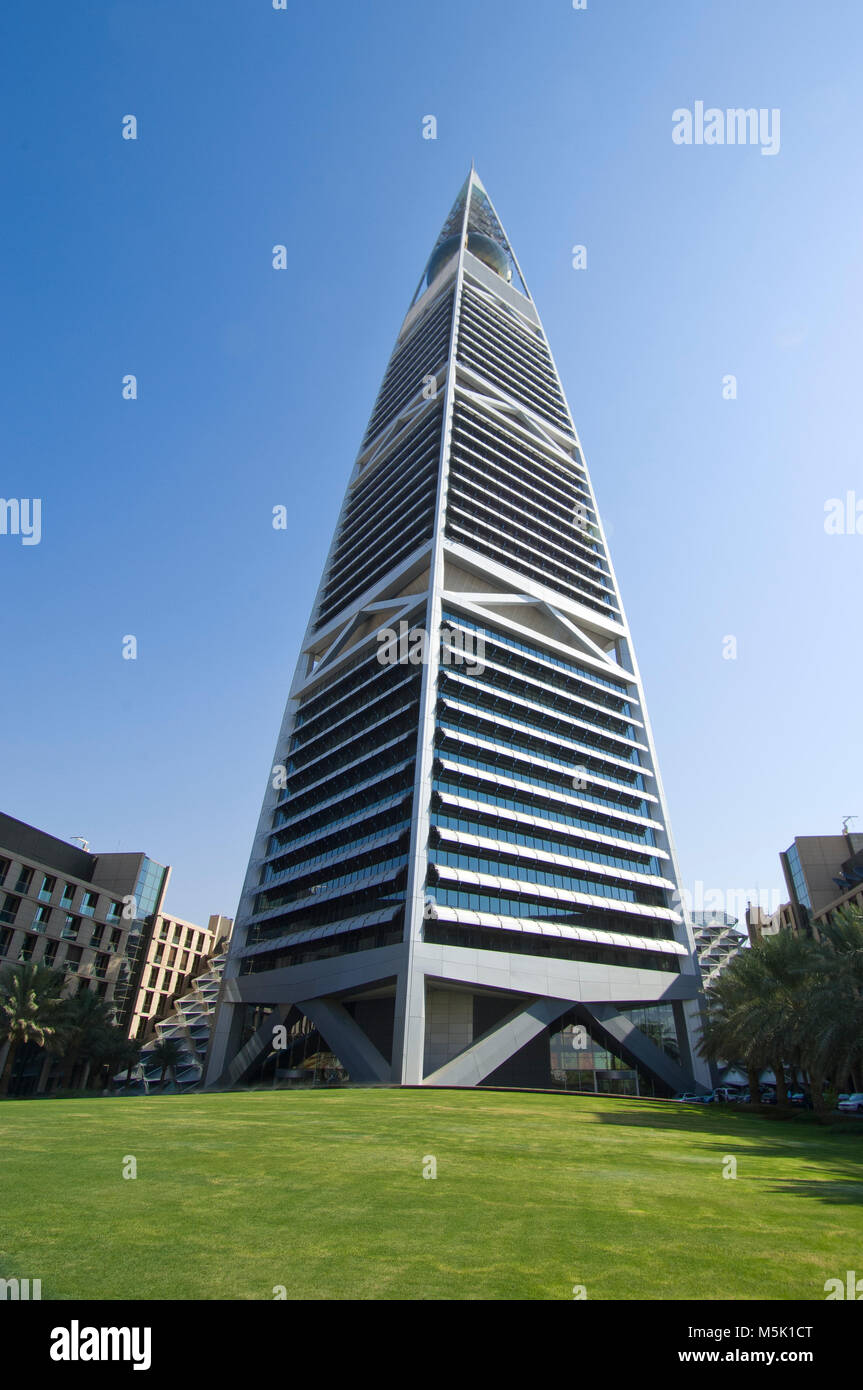 Landmarks Skyscrapers and Buildings of Riyadh, Saudi Arabia Capital ...