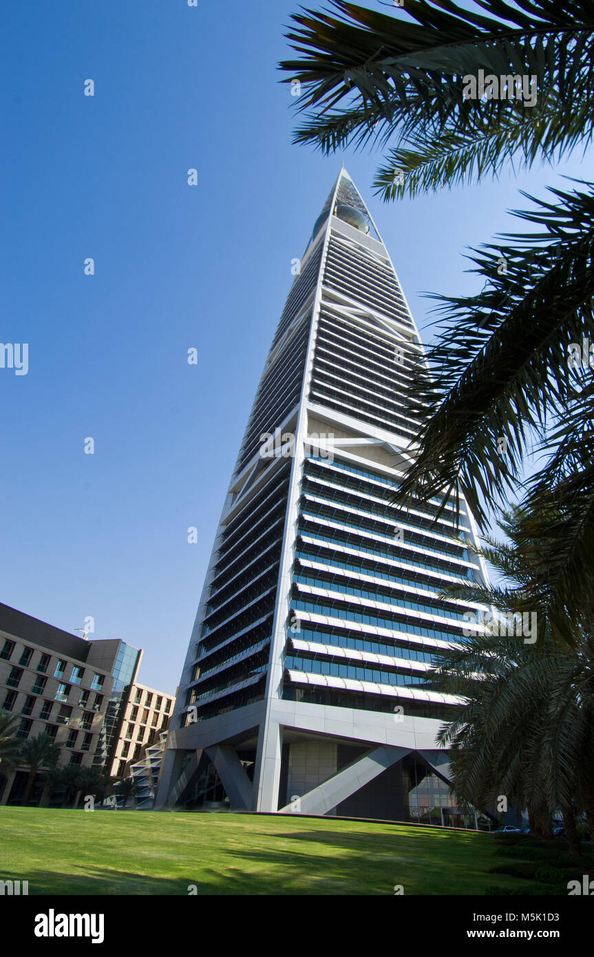 Landmarks Skyscrapers and Buildings of Riyadh, Saudi Arabia Capital ...