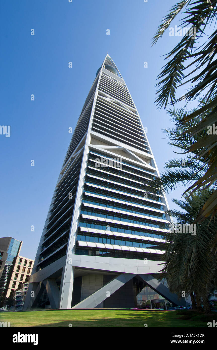 Landmarks Skyscrapers and Buildings of Riyadh, Saudi Arabia Capital ...