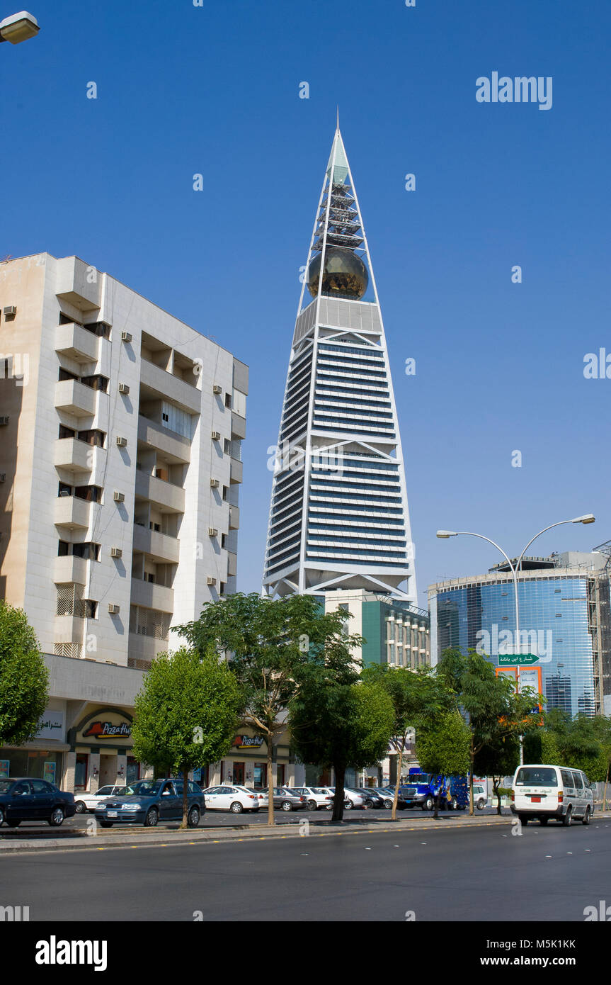 Landmarks Skyscrapers and Buildings of Riyadh, Saudi Arabia Capital ...