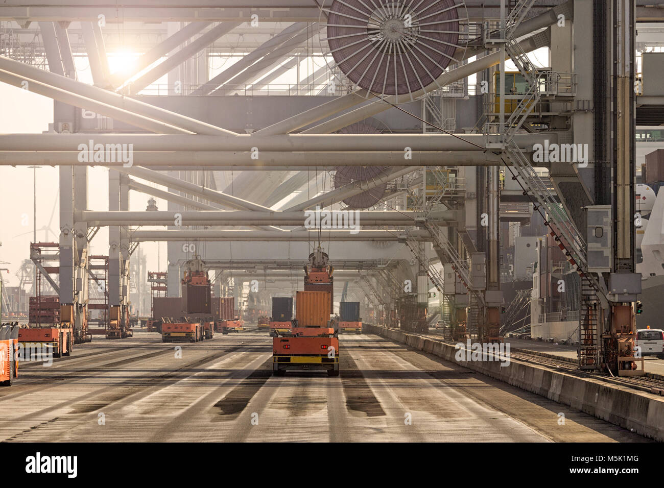 Automated container loading hi-res stock photography and images - Alamy