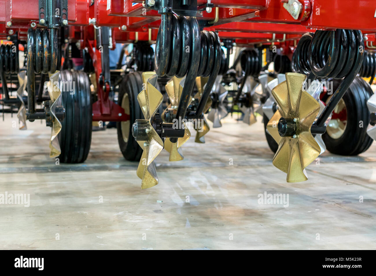 Modern green tractor with cab hi-res stock photography and images - Alamy