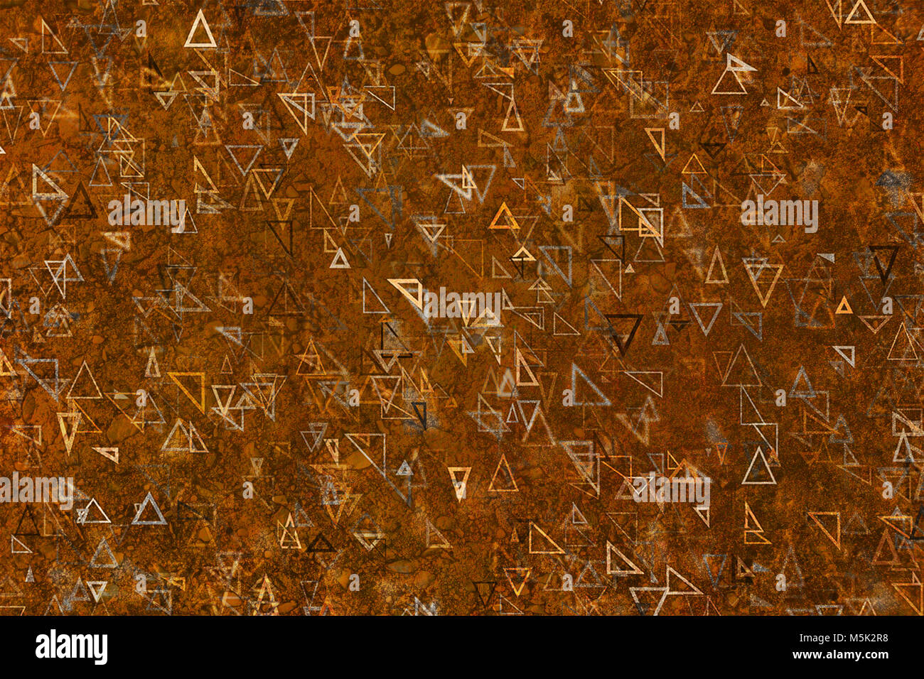 Random triangle shape, digital generative art for design texture ...