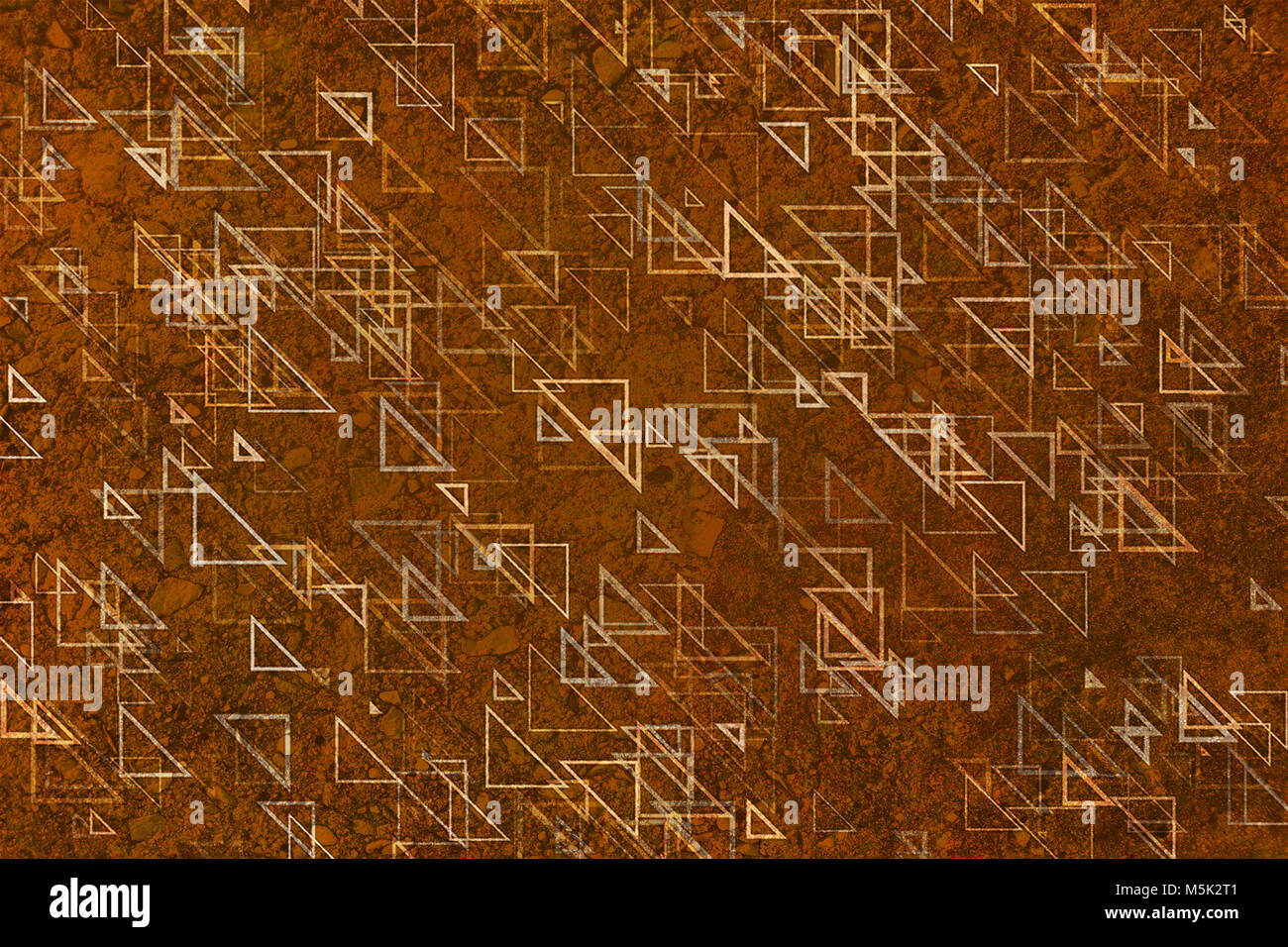 Random triangle shape, digital generative art for design texture ...