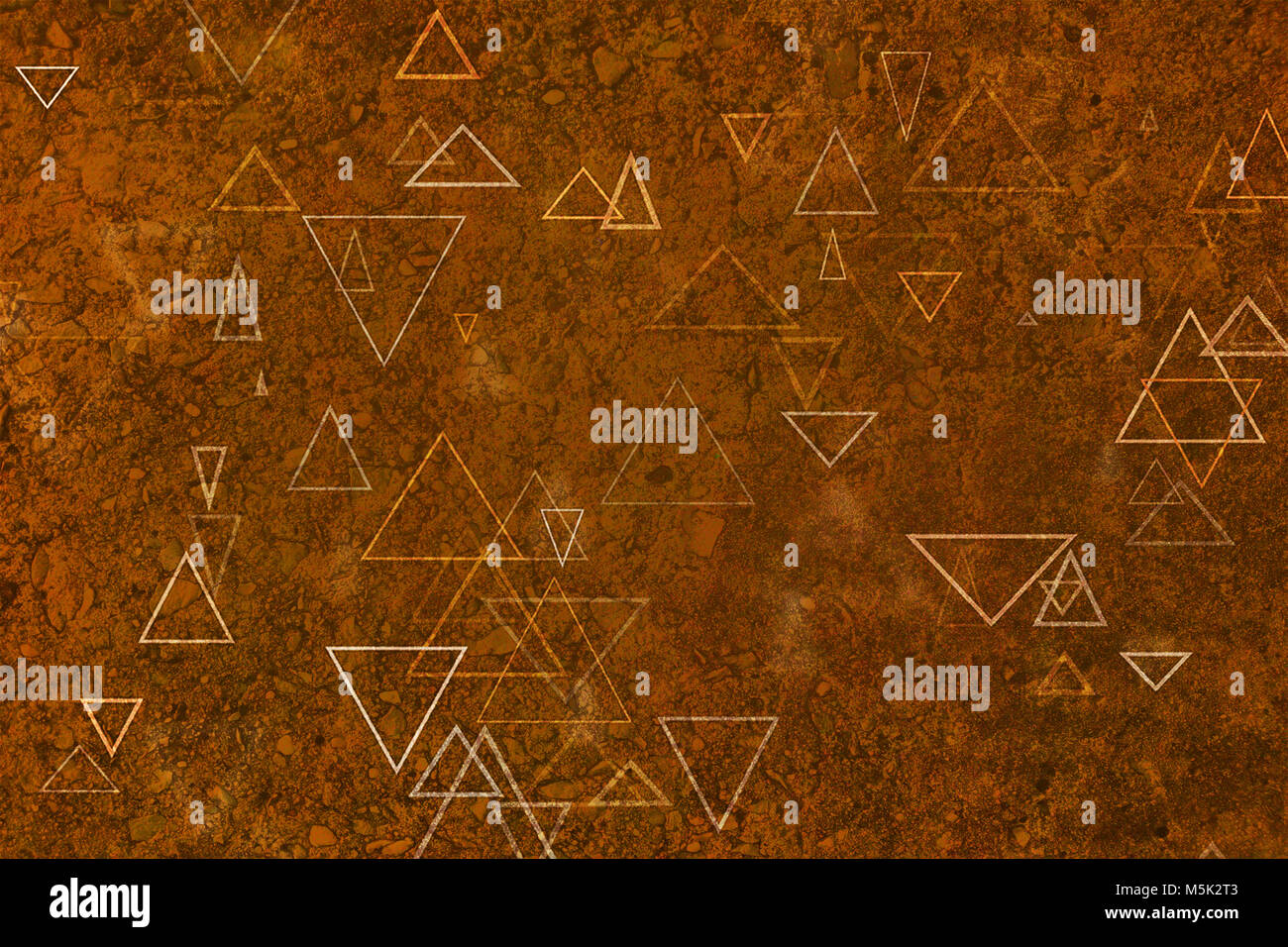 Random triangle shape, digital generative art for design texture ...