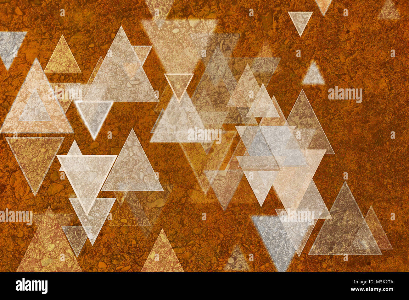 Random triangle shape, digital generative art for design texture ...
