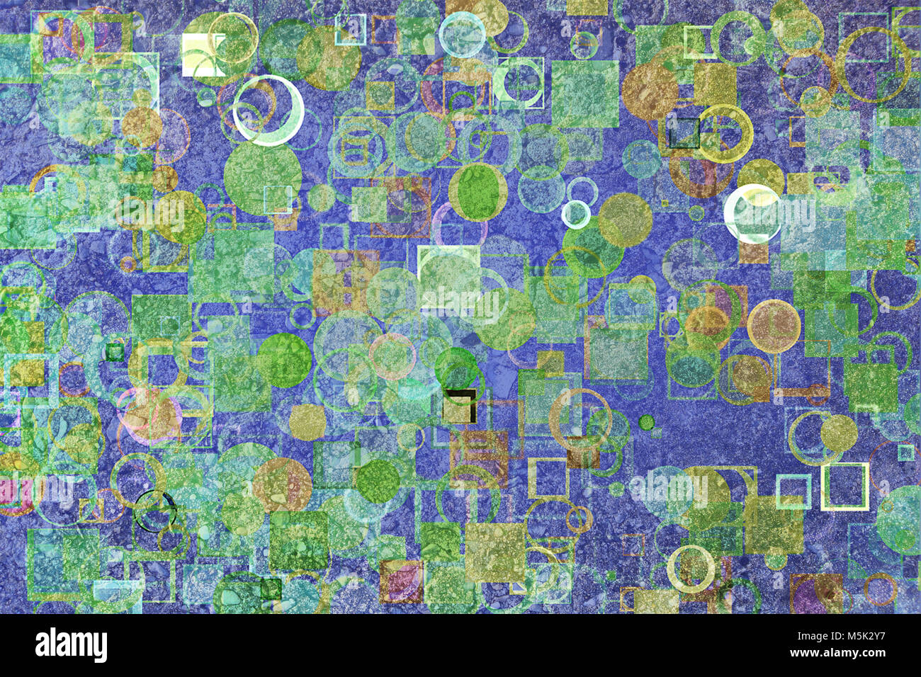 Random circle, square & rectangle shape, digital generative art for ...