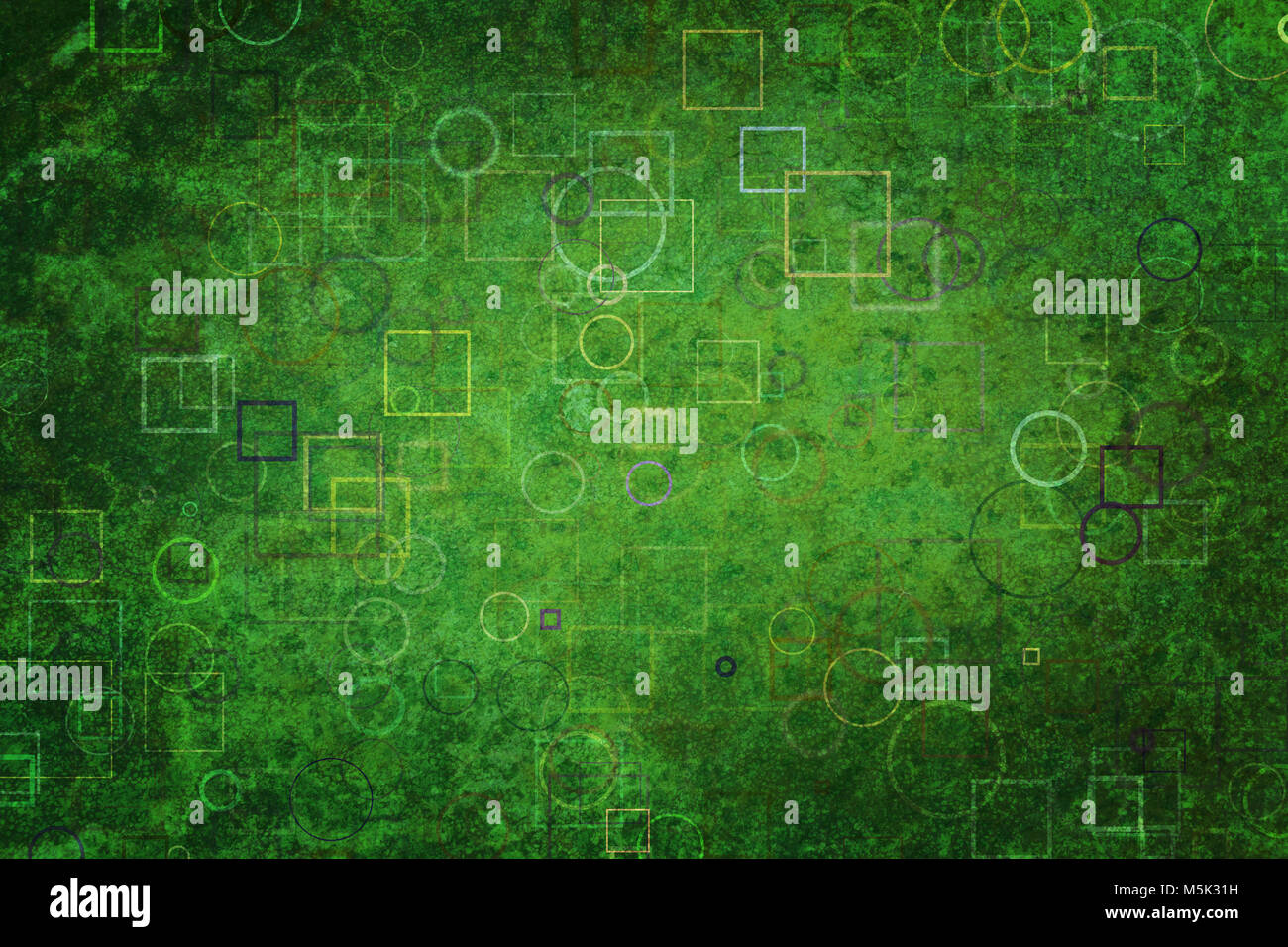 Random circle, square & rectangle shape, digital generative art for ...